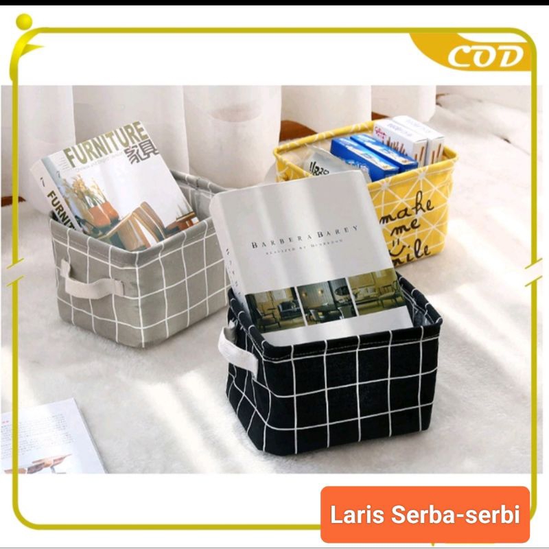 Jual Storage Box Serbaguna Yang Terbuat Dari Bahan Katun dan Linen Anti ...