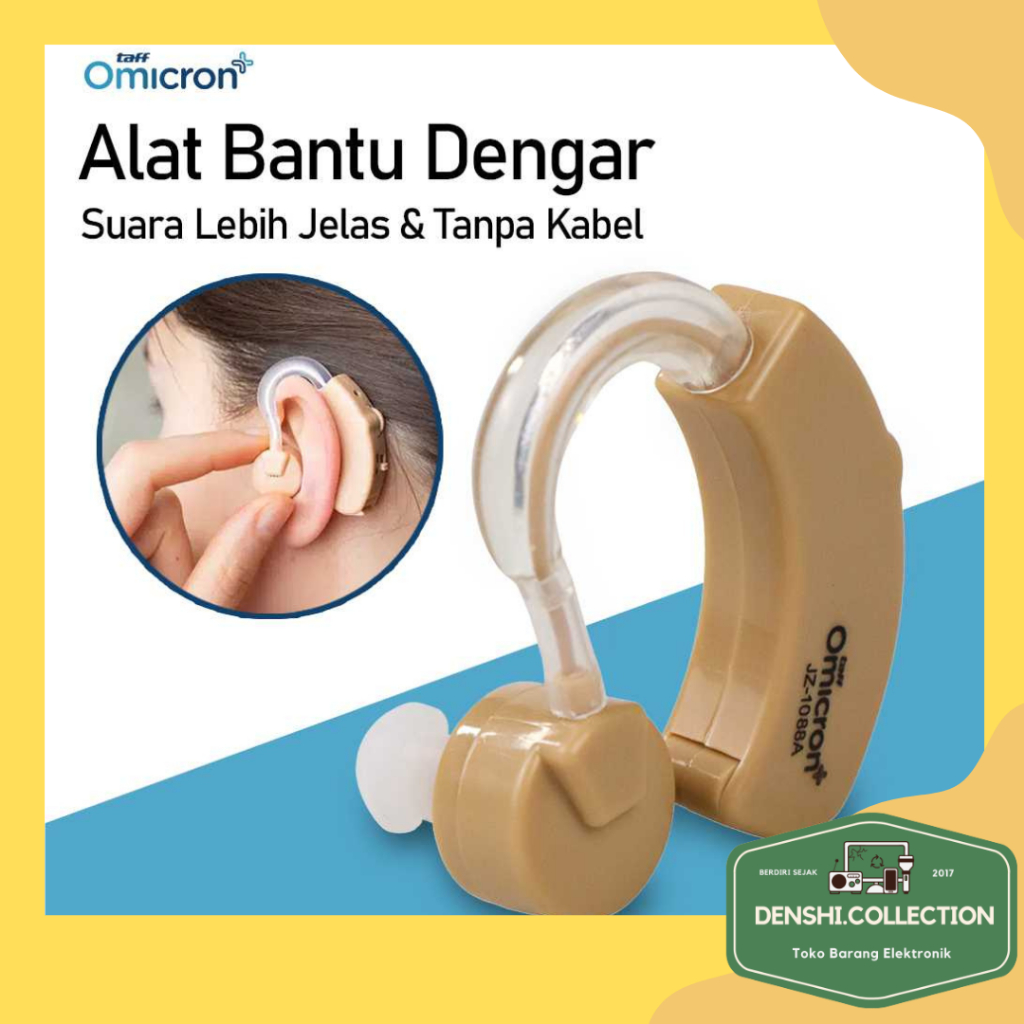 Jual Alat Bantu Dengar Telinga Lansia Orang Tua Hearing Aid Penguat ...