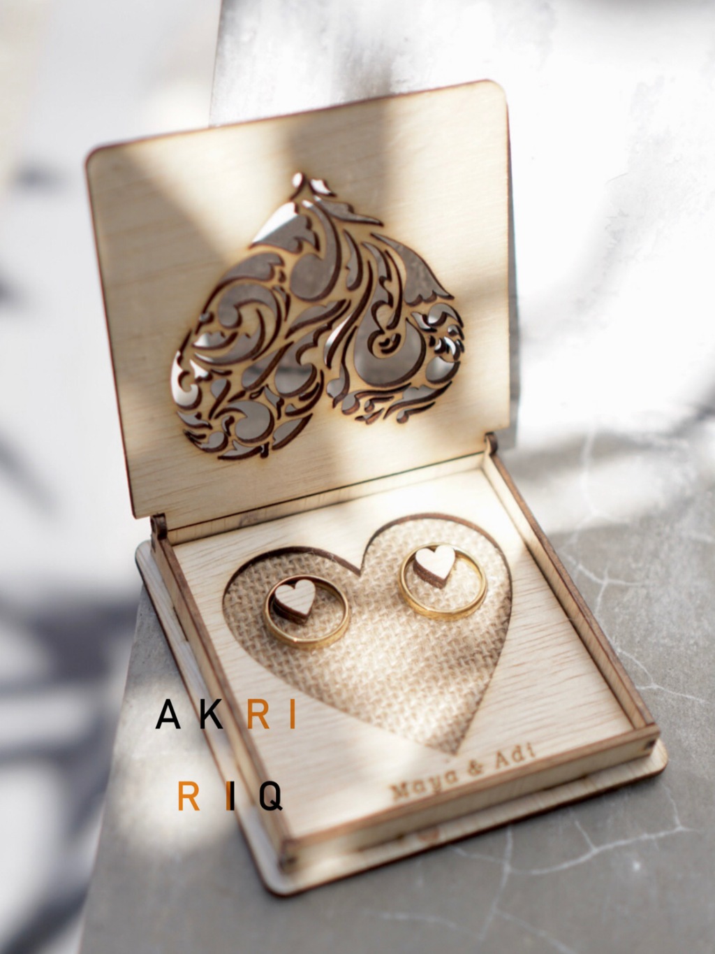 Jual KOTAK CINCIN KAYU RUSTIC RING BOX RUSTIC BOX CINCIN RUSTIC ...