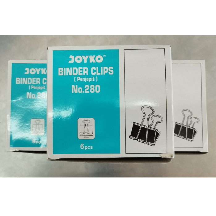 Jual BINDER KLIP JOYKO NOMER 280/KLIP KERTAS JOYKO NOMER 280 | Shopee ...
