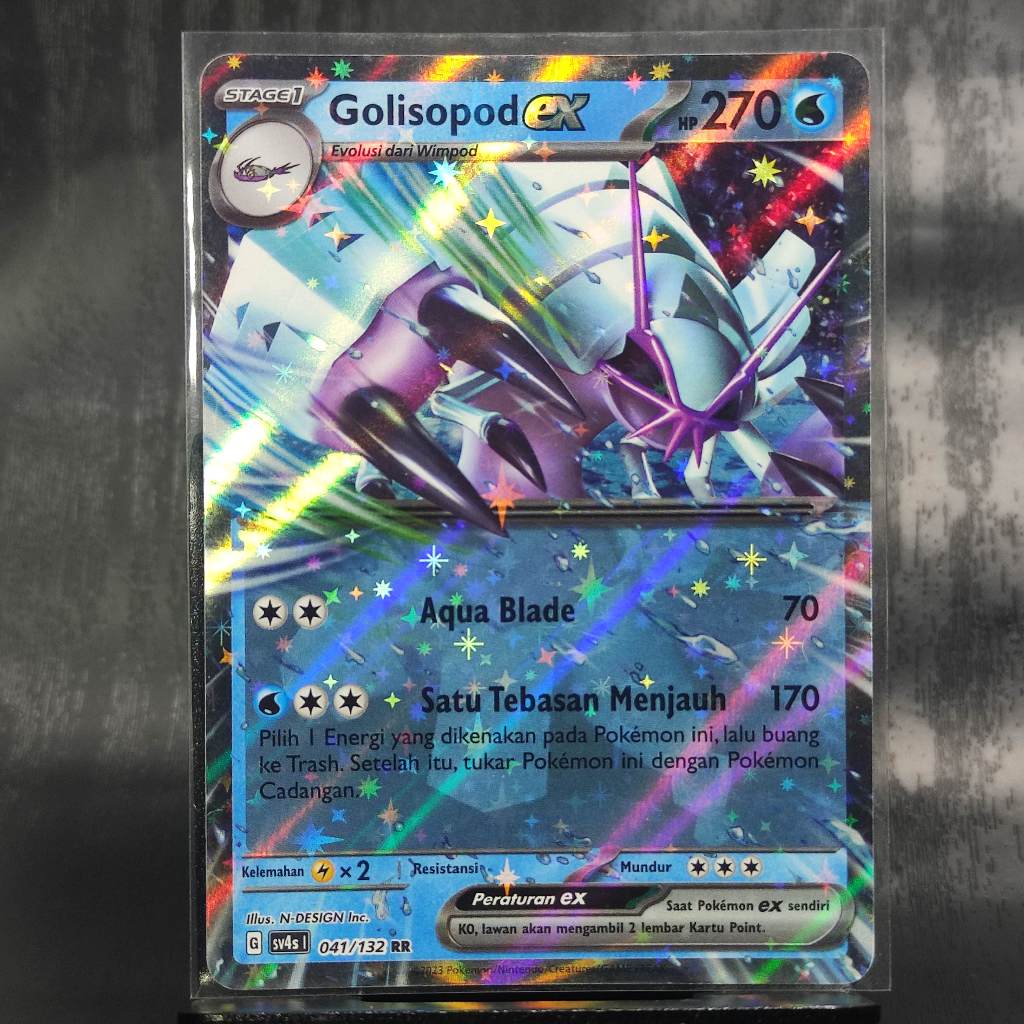 Jual Golisopod ex RR - AIR - Pokemon No #0768 Gen7 - KARTU RegG sv3s ...