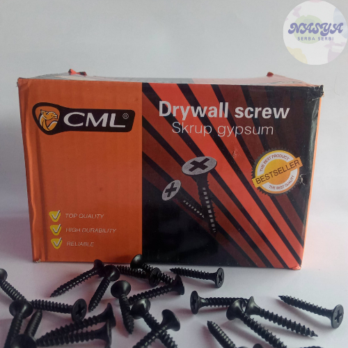 Jual Drywall Screw Skrup Gypsum CML 6x1" (100pcs) | Shopee Indonesia