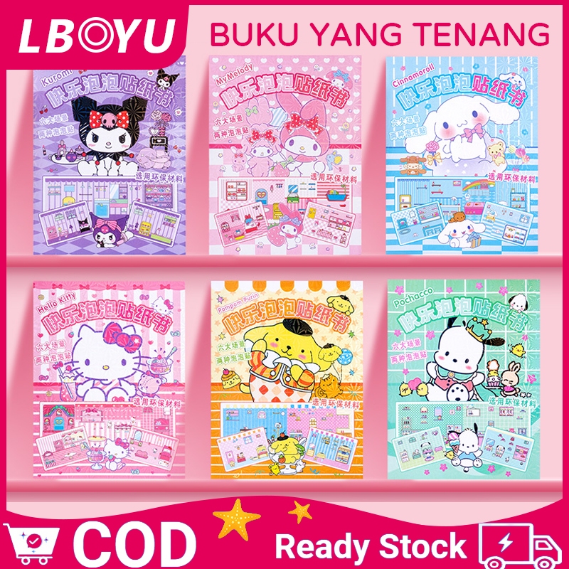 Jual Sanrio Kuromi Buku Quiet Book Mainan Edukasi Anak Busy Book Buku ...
