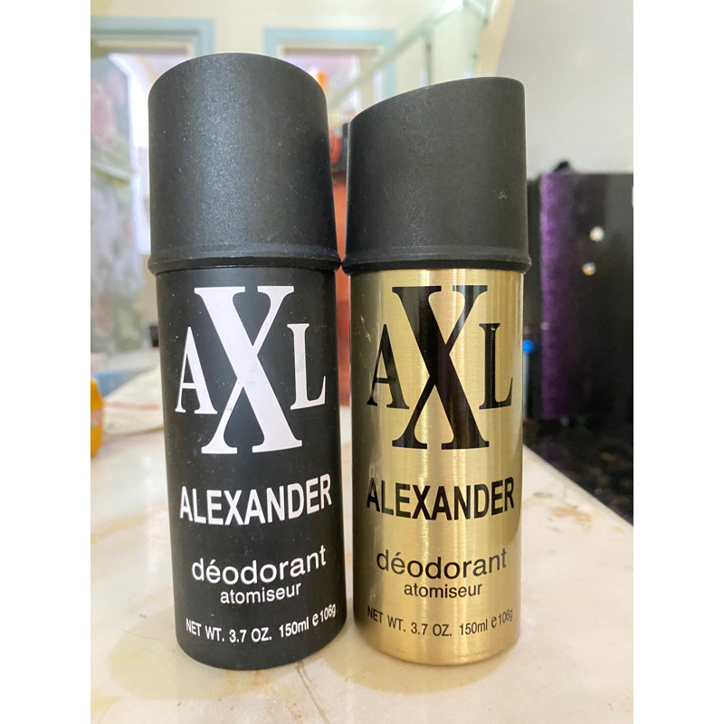 Jual AXL ALEXANDER DEODORANT 150ML | Shopee Indonesia