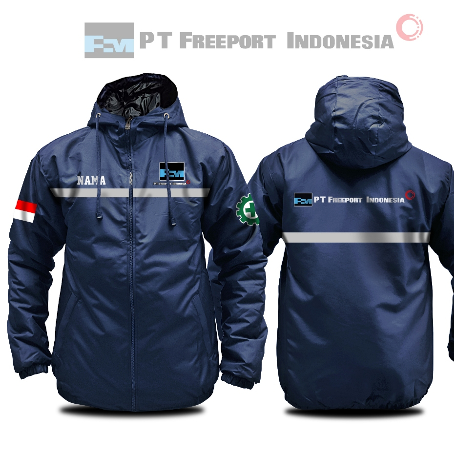 Jual JAKET PT FREEPORT INDONESIA Scotlight Jaket Pria Parasut Semi WF ...