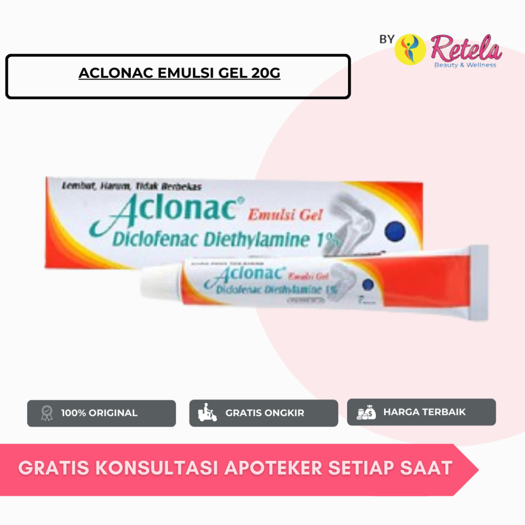 Jual ACLONAC EMULSI GEL 20G | Shopee Indonesia