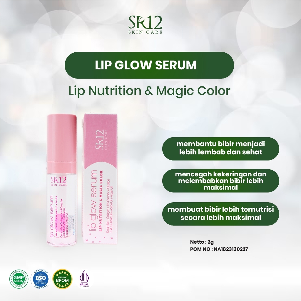 Jual Lip Glow Serum Bibir SR12 Skincare Kosmetik - Lipstik & Pelembab Bibir Alami - Serum ...