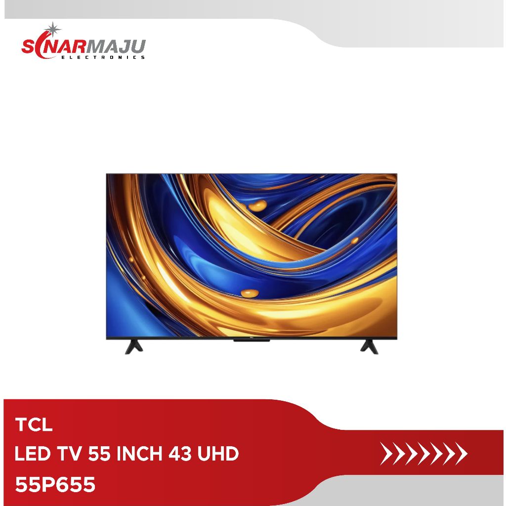 Jual LED TV 55 INCH TCL 4K UHD GOOGLE TV 55P655 | Shopee Indonesia