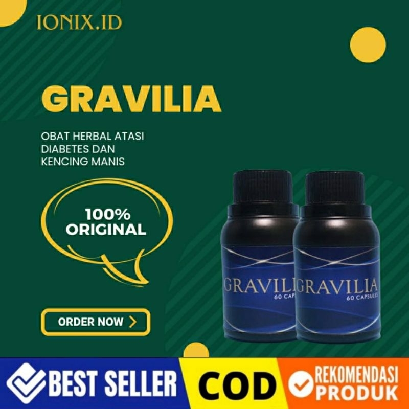 Jual Gravilia Obat Diabetes Paling Ampuh Memperbaiki Sel Tubuh Asli ...
