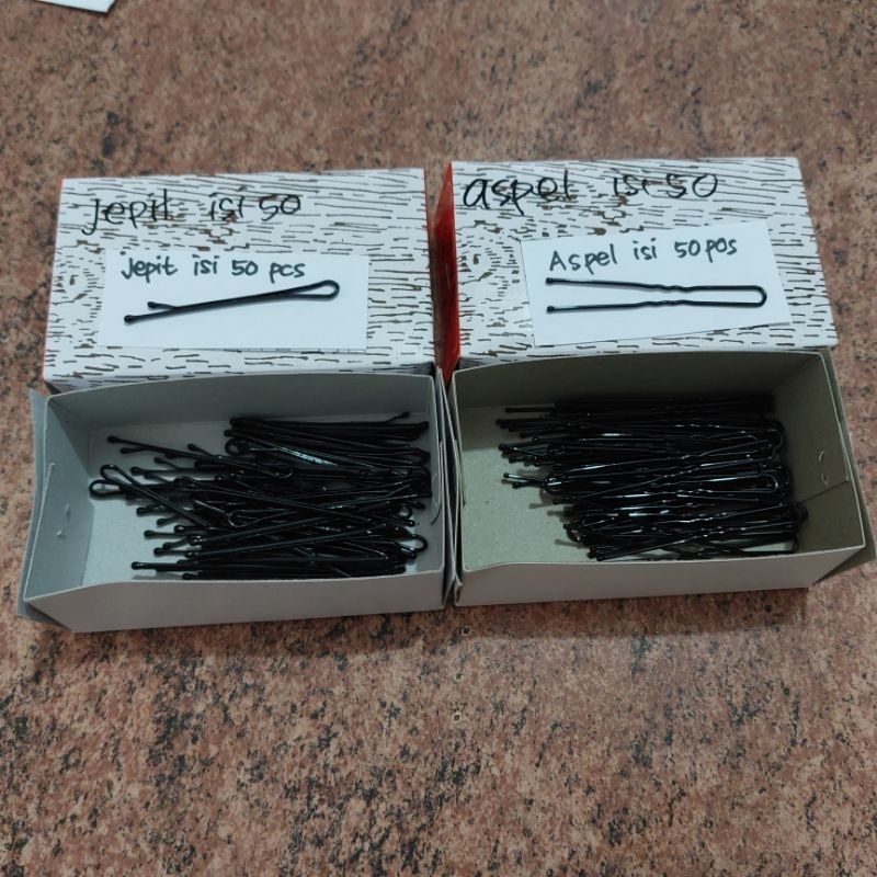 Jual hair pin aspel baja tebal jepit hitam rambut | Shopee Indonesia