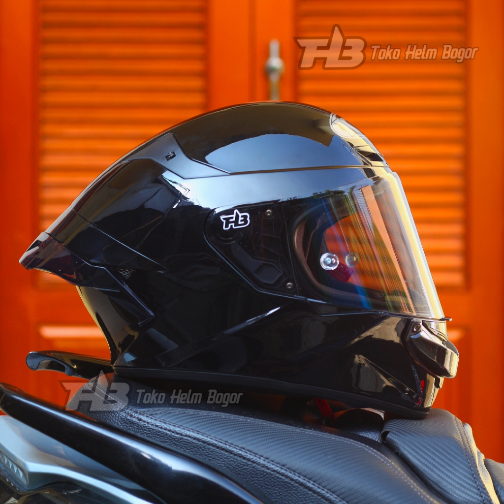 Jual KYT TT Course Black visor LIGHTSMOKE spoiler RTF SMOKE dan ...