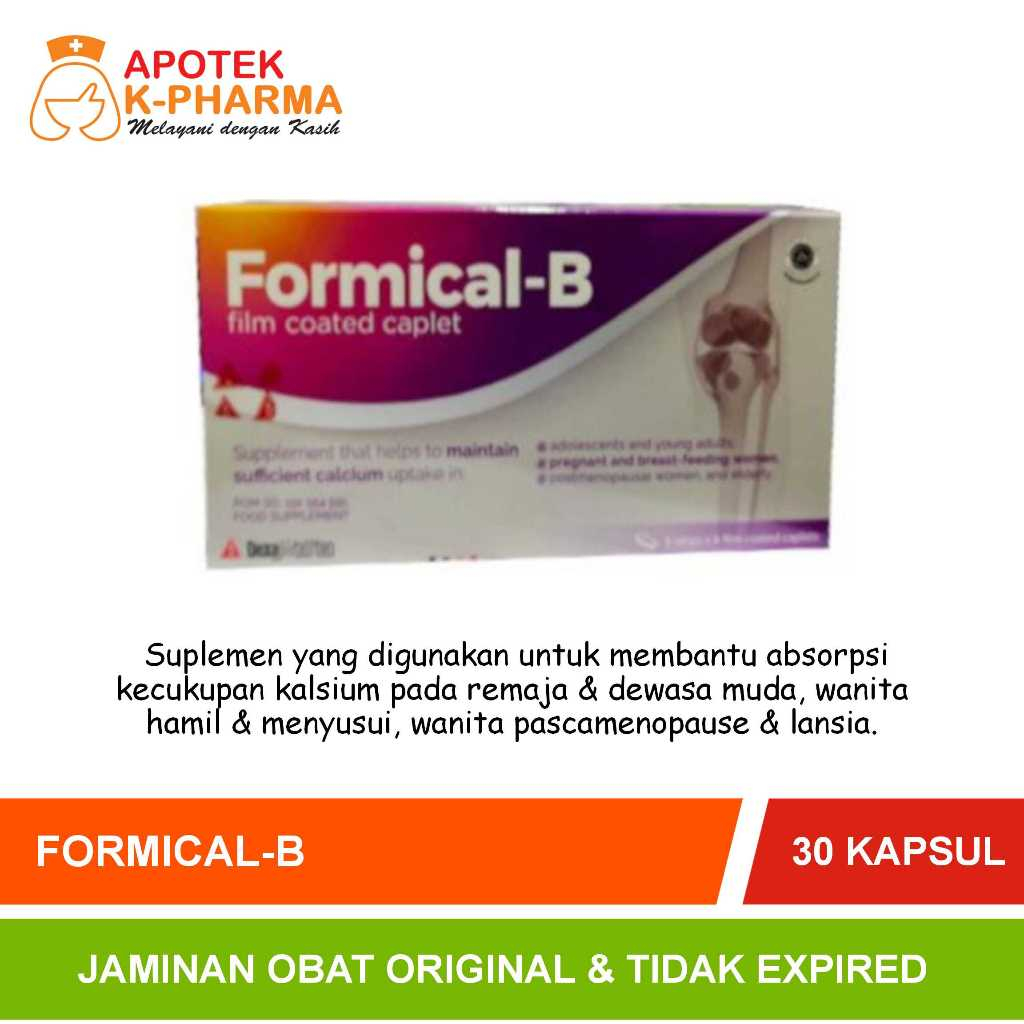 Jual Formical - B Box Isi 30 Kapsul Obat Original | Shopee Indonesia
