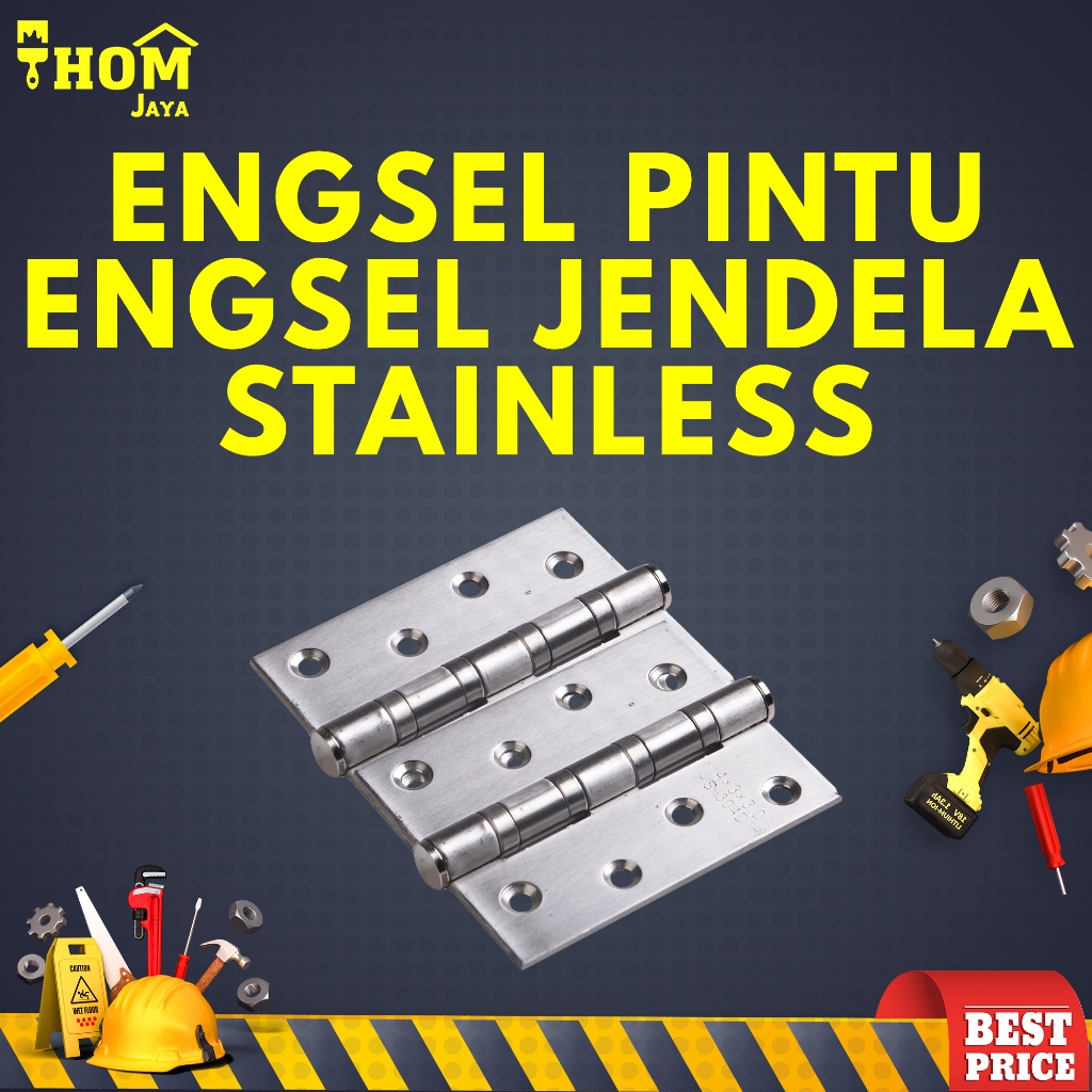 Jual ENGSEL PINTU / ENGSEL JENDELA / ENGSEL PLAT PINTU - BERBAGAI MACAM ...