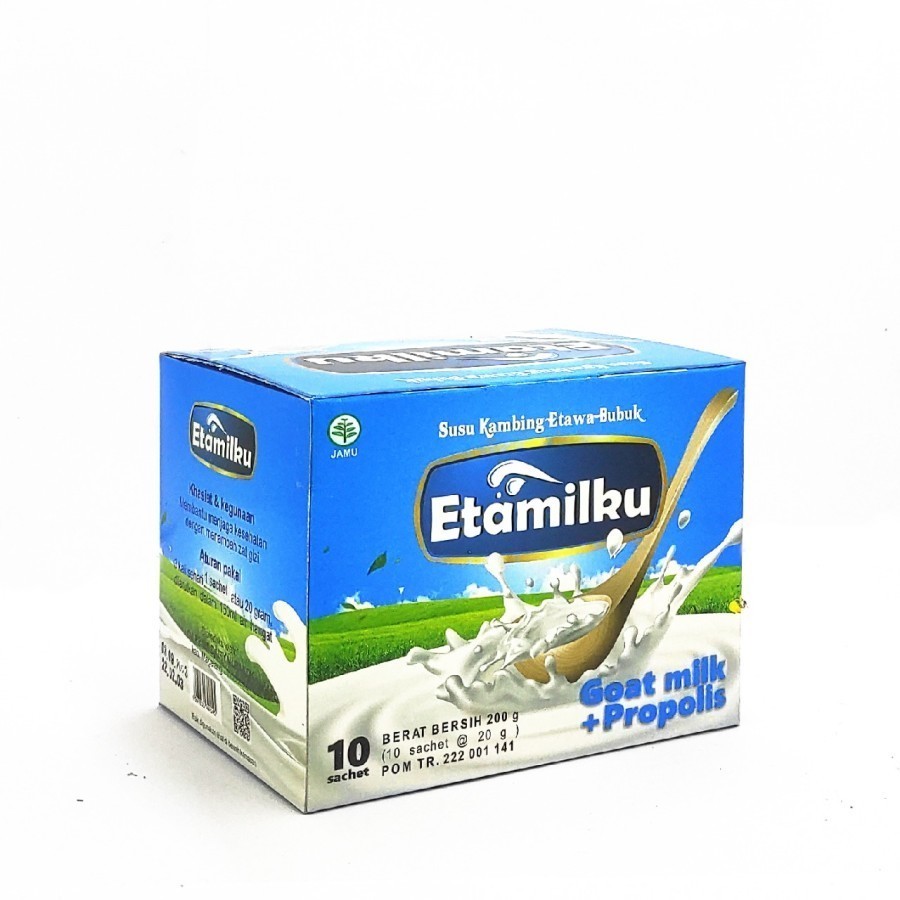 Jual susu kambing etamilku 10 sachets Plus propolis 200 gram Original ...