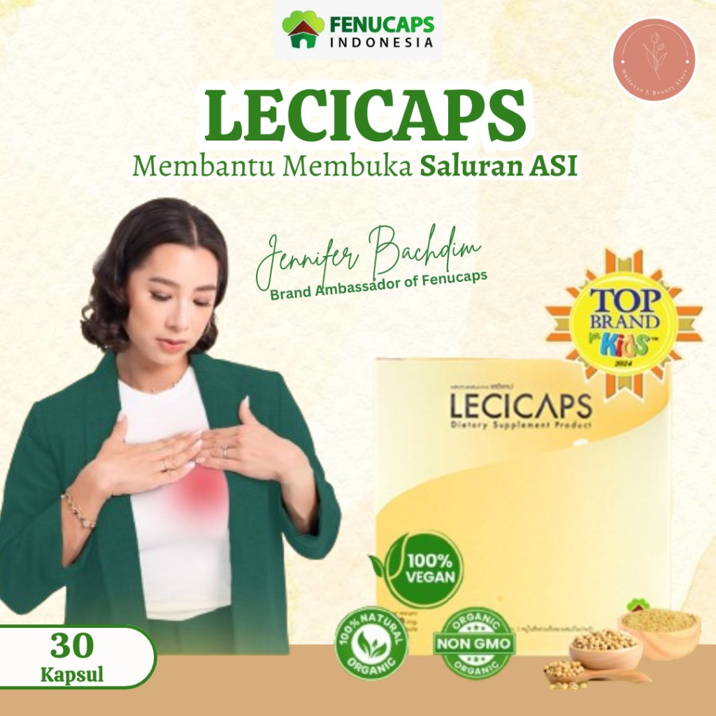 Jual LECICAPS [30 kapsul] Pelancar asi / asi booster | Shopee Indonesia