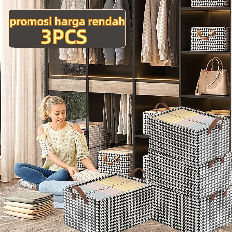 Jual Box Storage Lipat Organizer Box Pakaian/Mainan/Selimut Penyimpanan ...