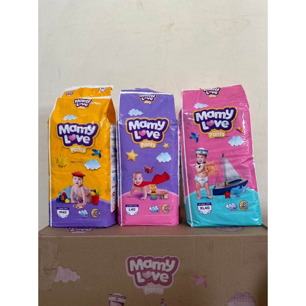 Jual MamyLove Baby Pants M40 / L40 / XL40 Mamy Love Popok Bayi Celana ...
