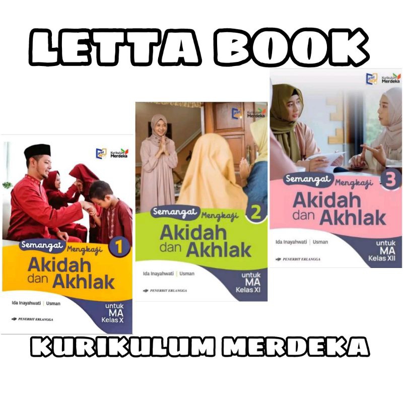Jual BUKU SEMANGAT MENGKAJI AKIDAH AKHLAK KELAS 10 11 12 MA KURIKULUM MERDEKA | Shopee Indonesia