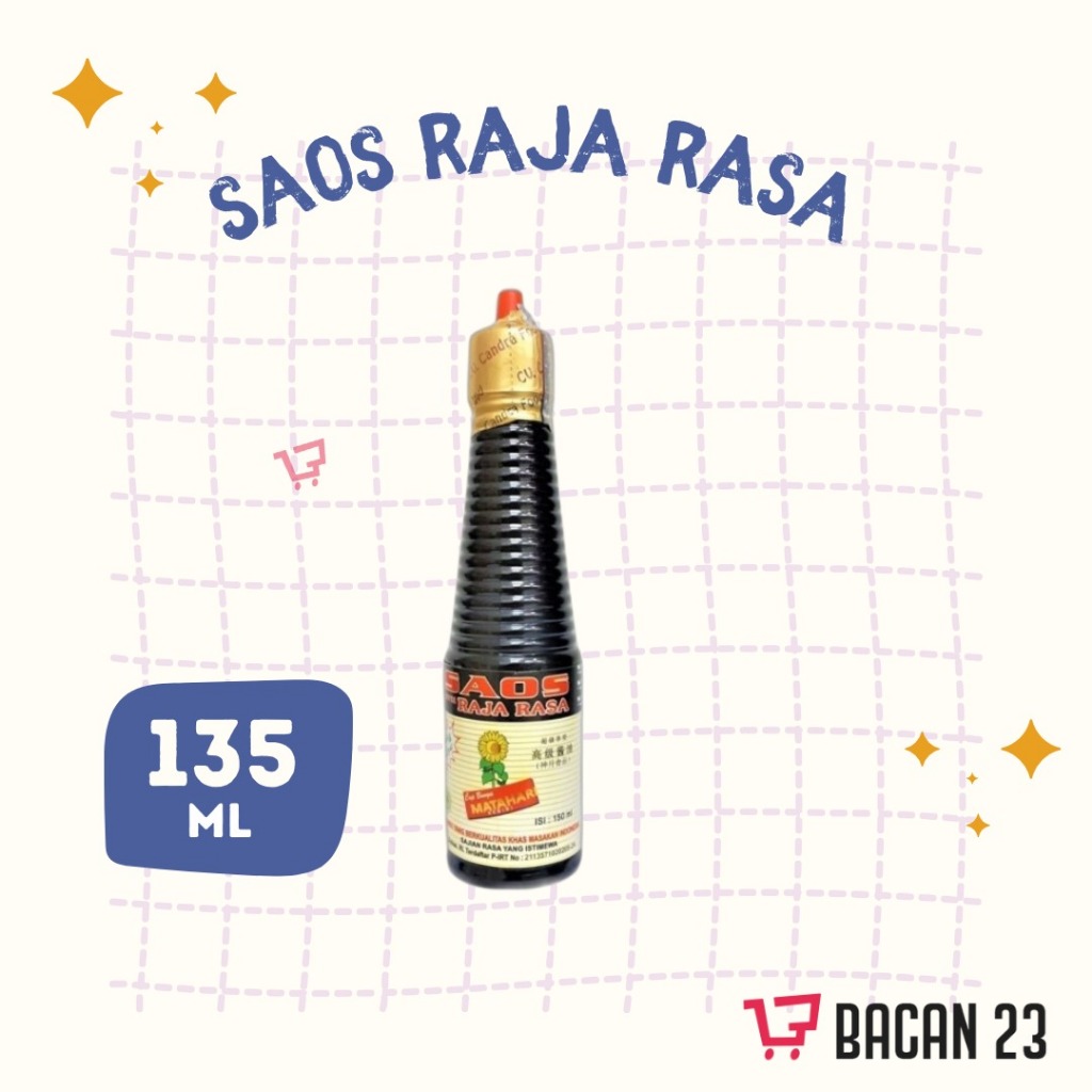 Jual Saos Raja Rasa (135ml) Kecap Penyedap Segala Makanan | Shopee ...