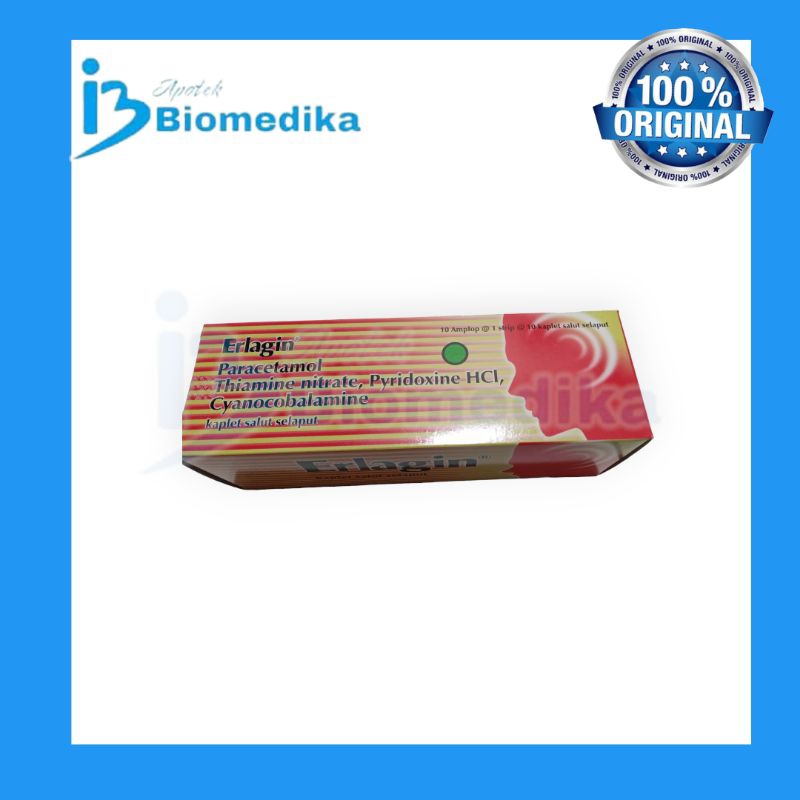 Jual ERLAGIN TAB 1BOX 10STRIP VITAMIN | Shopee Indonesia