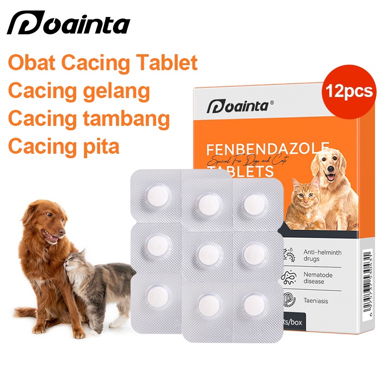 Jual KODE A44Q PUAINTA Obat Cacing Tablet Pembasmi Segala Jenis Cacing ...