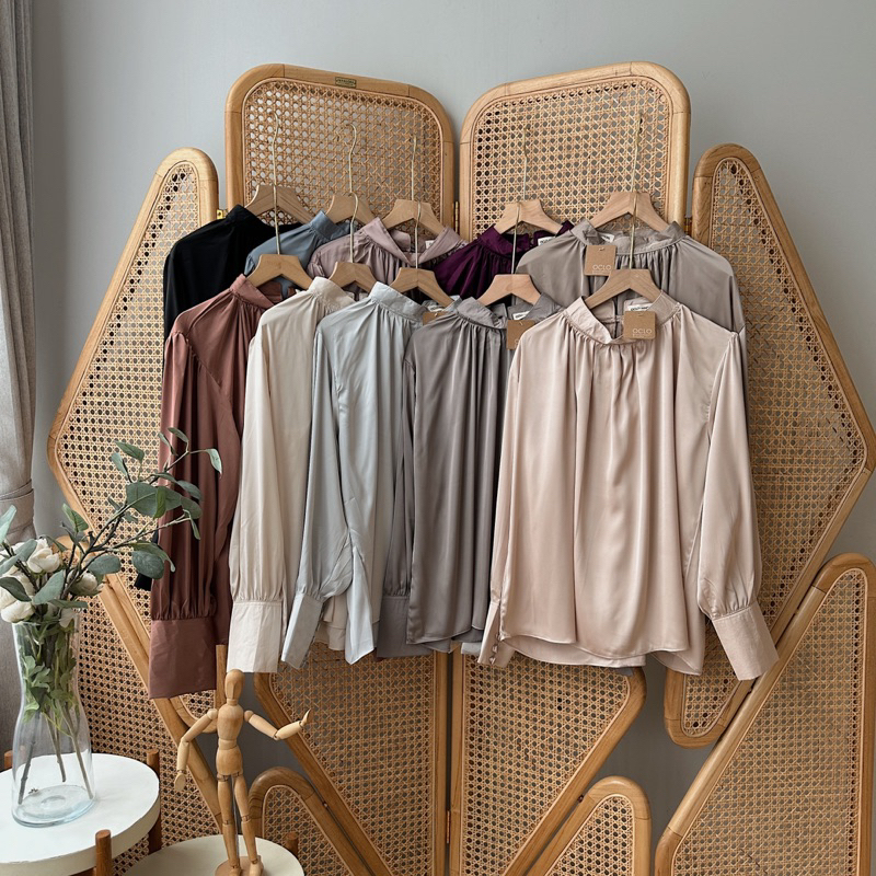 Jual Oclo Navier blouse armanisilk | Shopee Indonesia