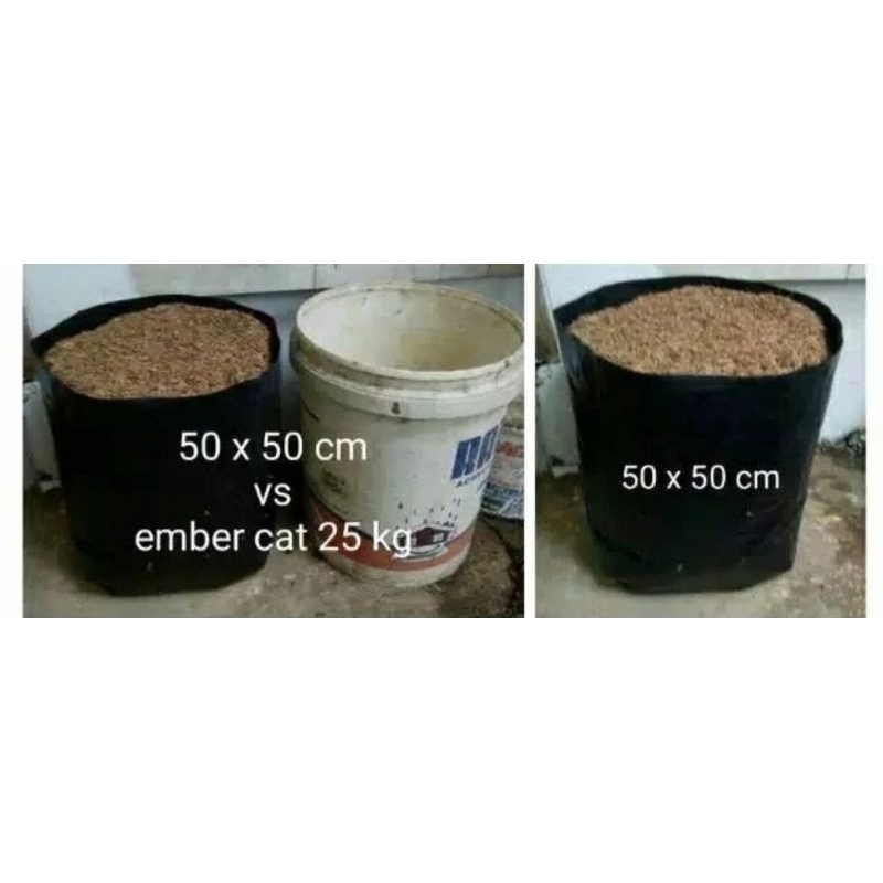 Jual Poly bag Jumbo Besar 50x50 Tebal Kuat Media Tanam Pot Bunga ...