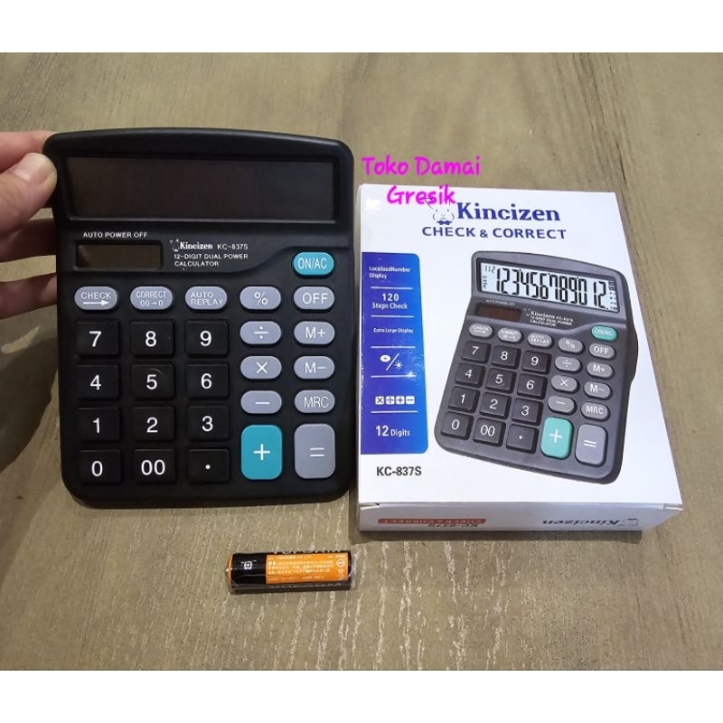 Jual Kincizen Calculator Kalkulator KC 837s KC-837s | Shopee Indonesia