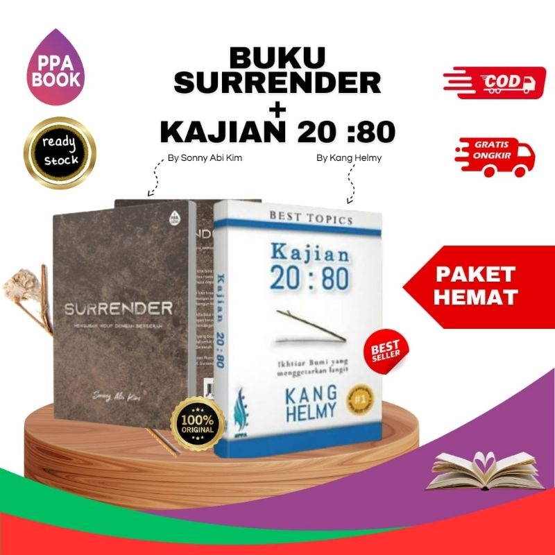 Jual Paket Hemat Buku Surrender By Sonny Abi Kim & Buku Kajian 20..80 By Kang Helmy PPA Book ...