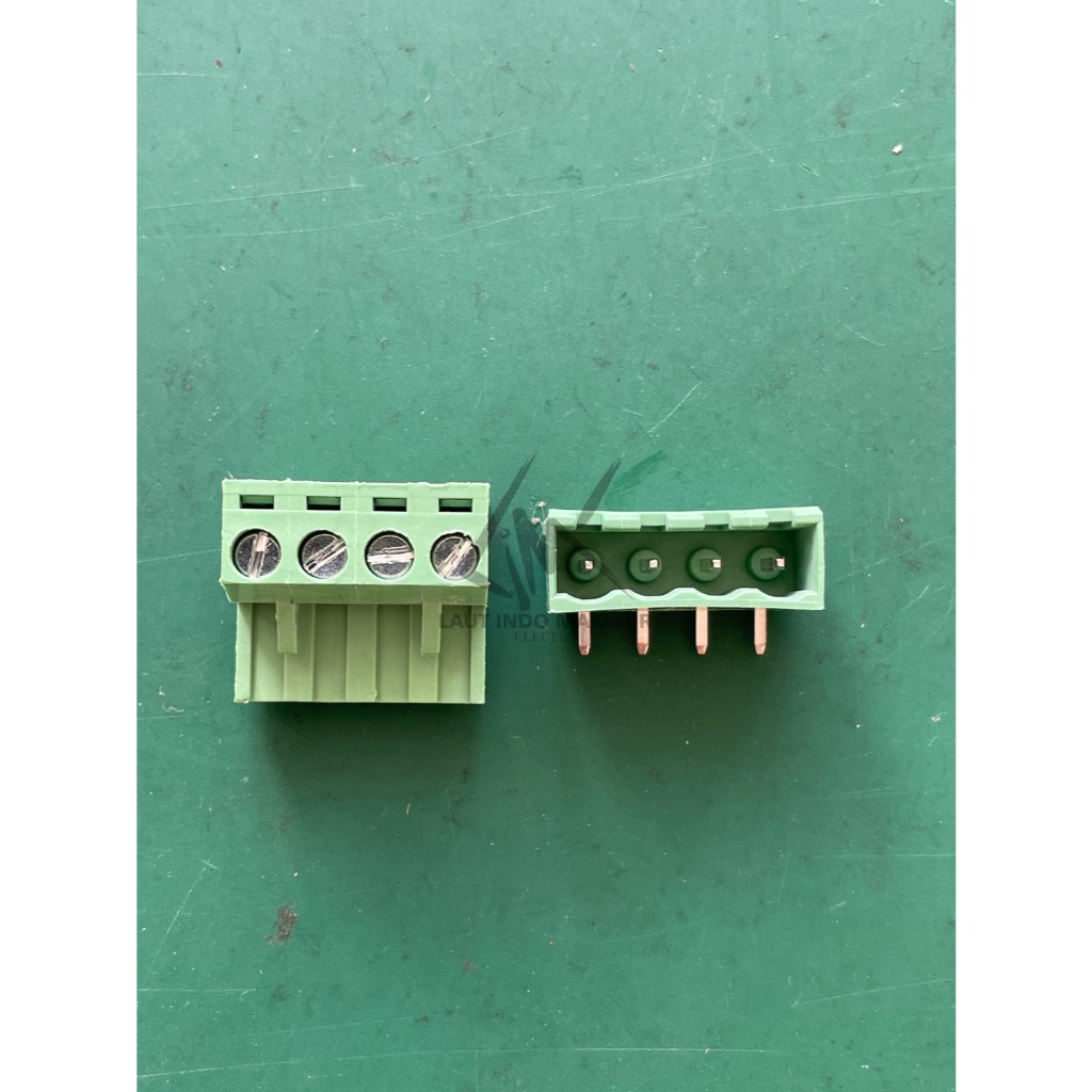 Jual 5 SET TERMINAL BLOK KONEKTOR PLUGABALE ZH2EDGK-508-4P 4 PIN ...