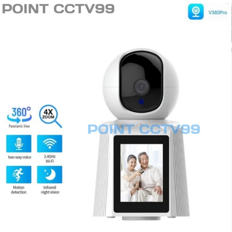 Jual NEW IP CAMERA CCTV WIFI 8MP KOMUNIKASI 2 ARAH VIDEO CALL CCTV WIFI ...