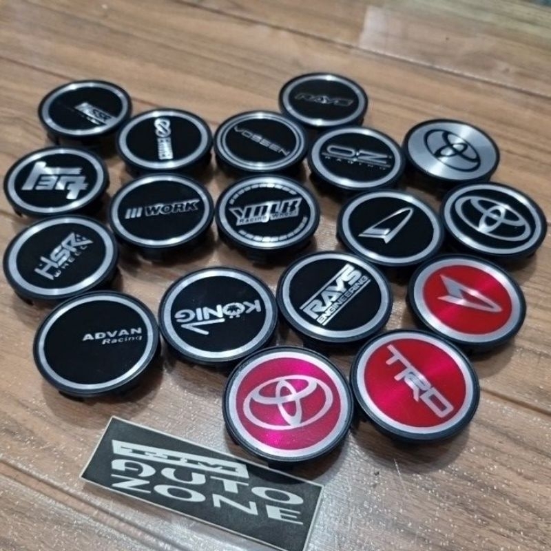 Jual dop velg dop roda racing variasi 5.2cm agya ayla sigra calya rocky ...