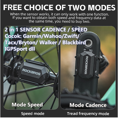 Jual Rockbros C3 2in1 Speed Cadence Sensor Bike Computer GPS Sepeda ...