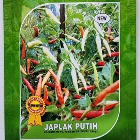 Jual Bibit Cabe Rawit JAPLAK PUTIH Isi 10 Gr. Benih Cabai Rawit JAPLAK ...