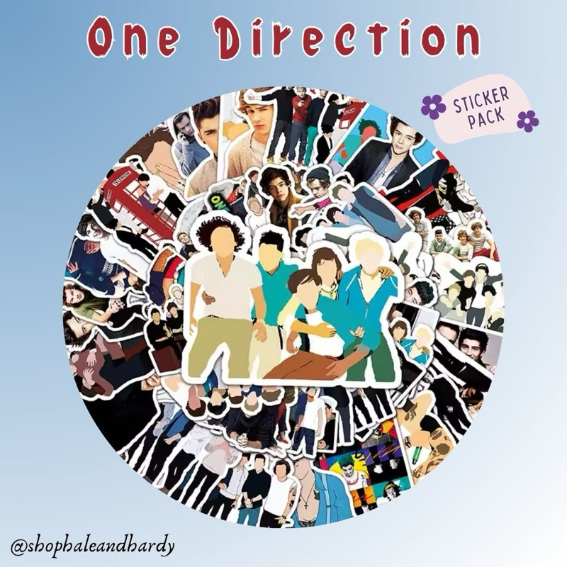 Jual One Direction Sticker Pack | 1D Stiker Aesthetic Anti Air ...