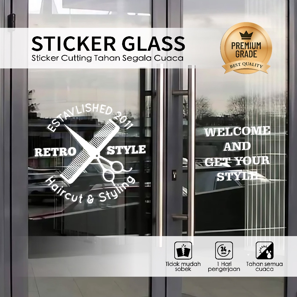 Jual CUSTOM STICKER CUTTING / STICKER LOGO / STICKER PINTU KACA ...