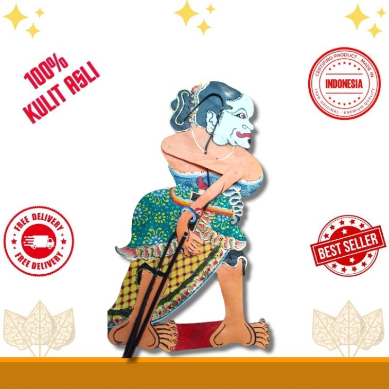 Jual WAYANG KULIT SAPI ASLI TOKOH LIMBUK ALUSAN PREMIUM KULIT SAPI ASLI ...