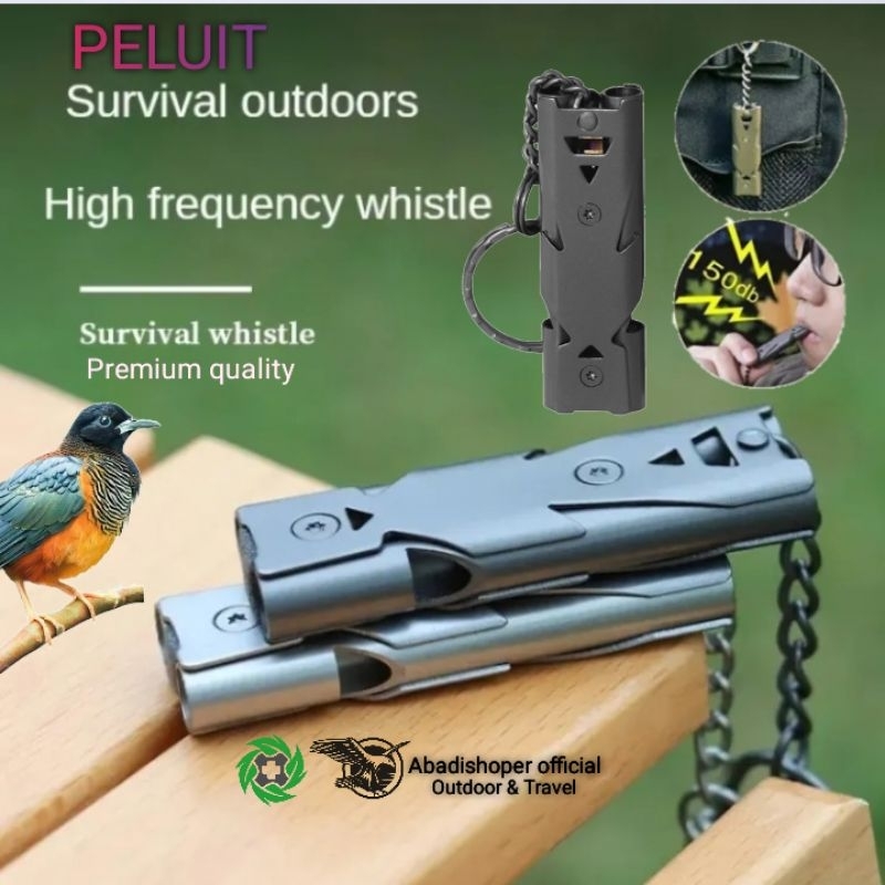 Jual Peluit Camping Peluit Burung Survival Alumunium Outdoor Whistle ...
