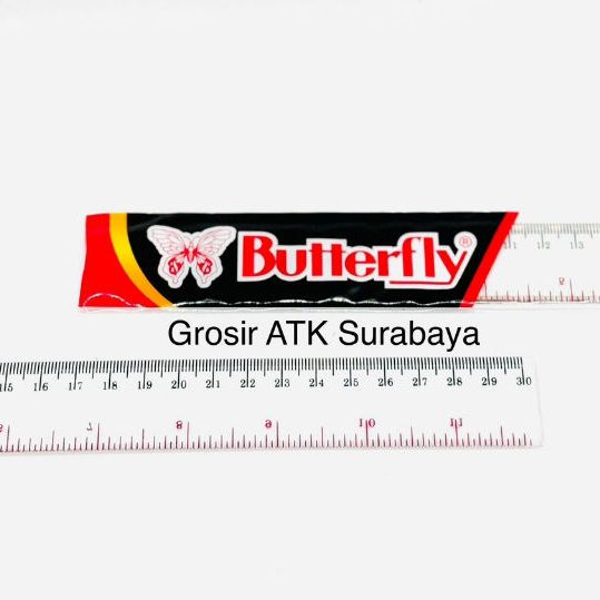 Jual PENGGARIS BUTTERFLY 30 CM / Garisan Plastik Butterfly 30 cm ...