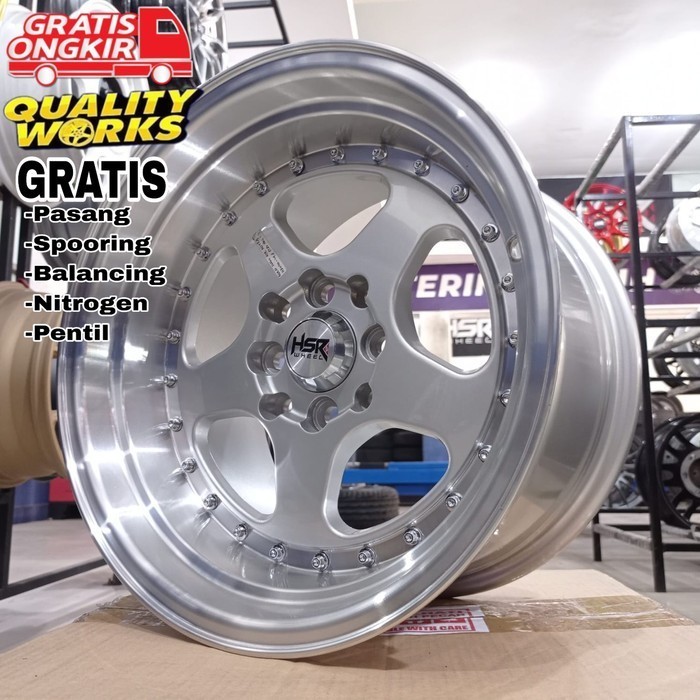 Jual Velg Celong Ring 15 Tapak Lebar 8/9 Lobang Baut 4 Et20 Velg Hsr Wheel Burn | Shopee Indonesia