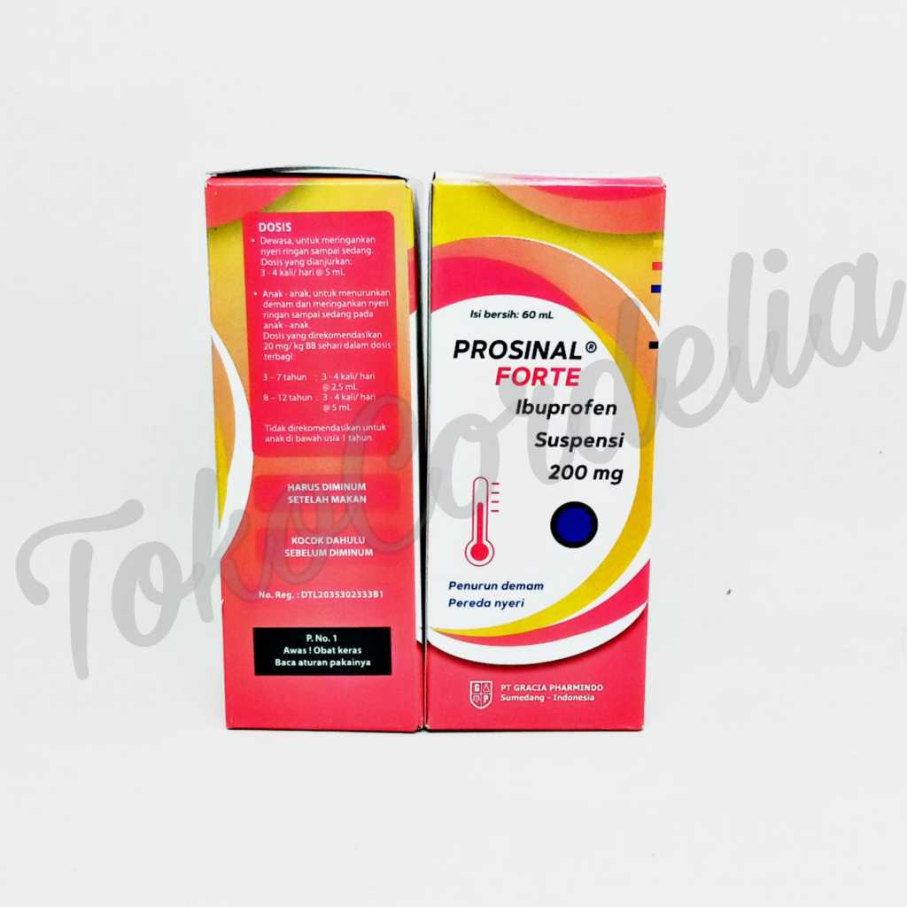 Jual Prosinal Sirup Forte 60 ML - Untuk Demam Dan Pereda Nyeri | Shopee ...