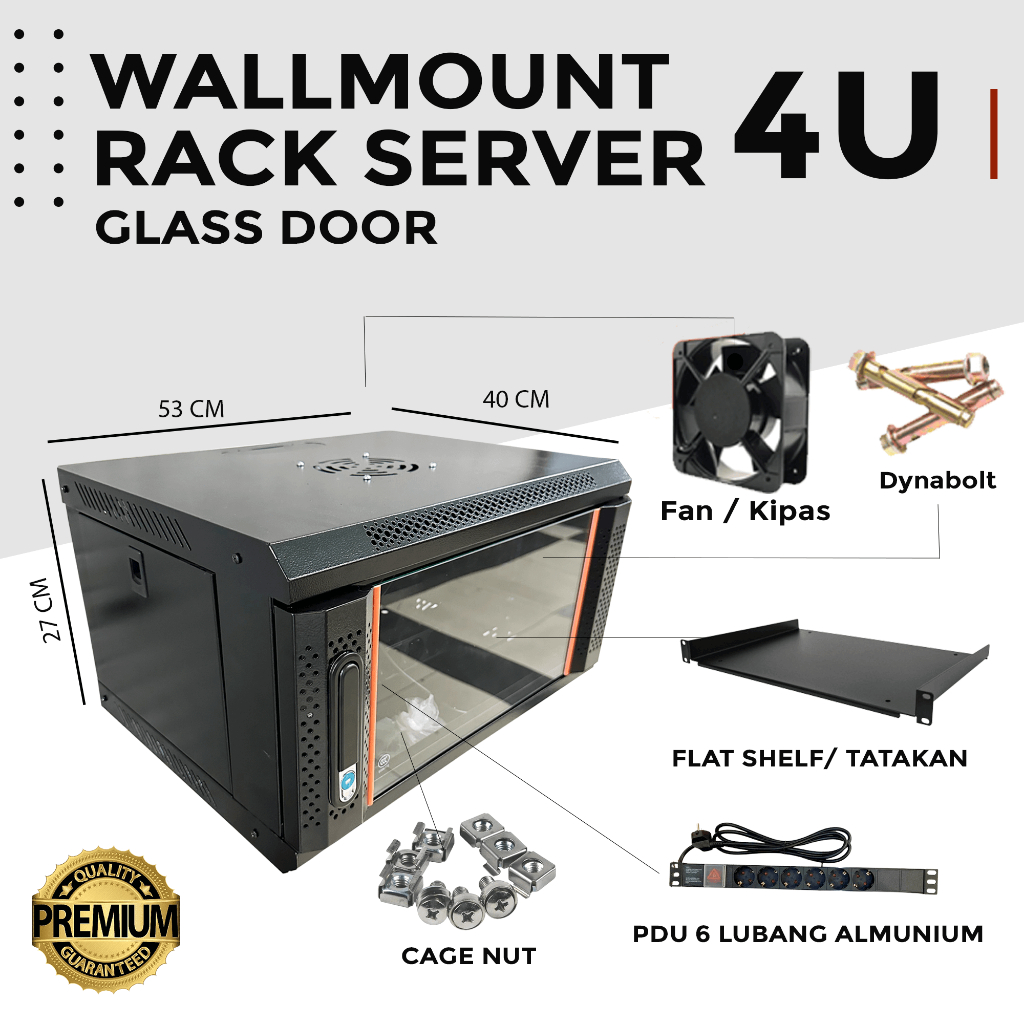 Jual wallmount 4U murah / rack 4U / rack server 4U | Shopee Indonesia