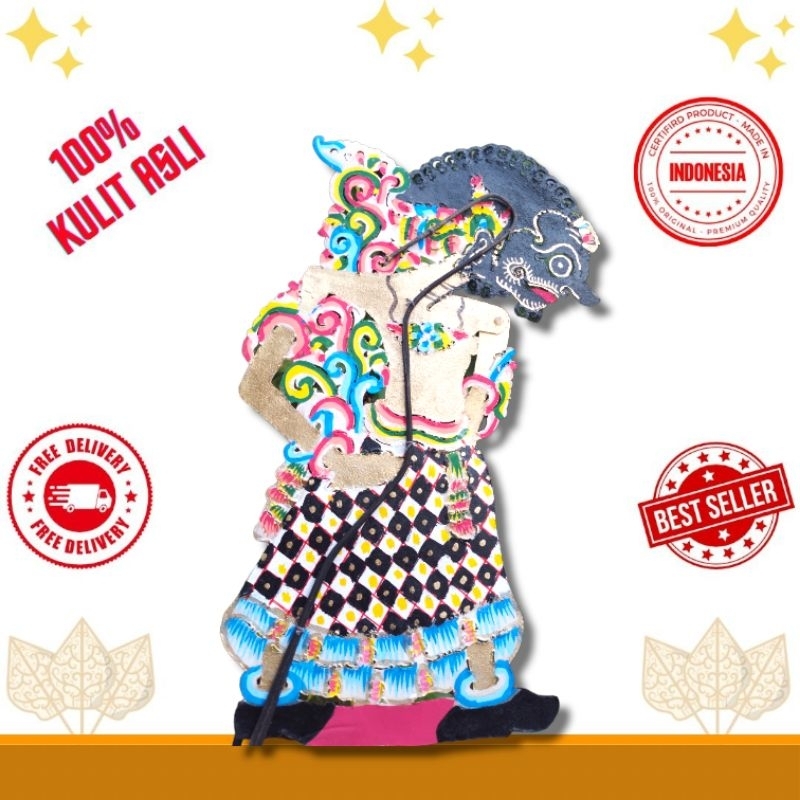 Jual Wayang Kulit Sapi ASLI Dewa Ruchi Ukuran Standar Dalang | Shopee ...