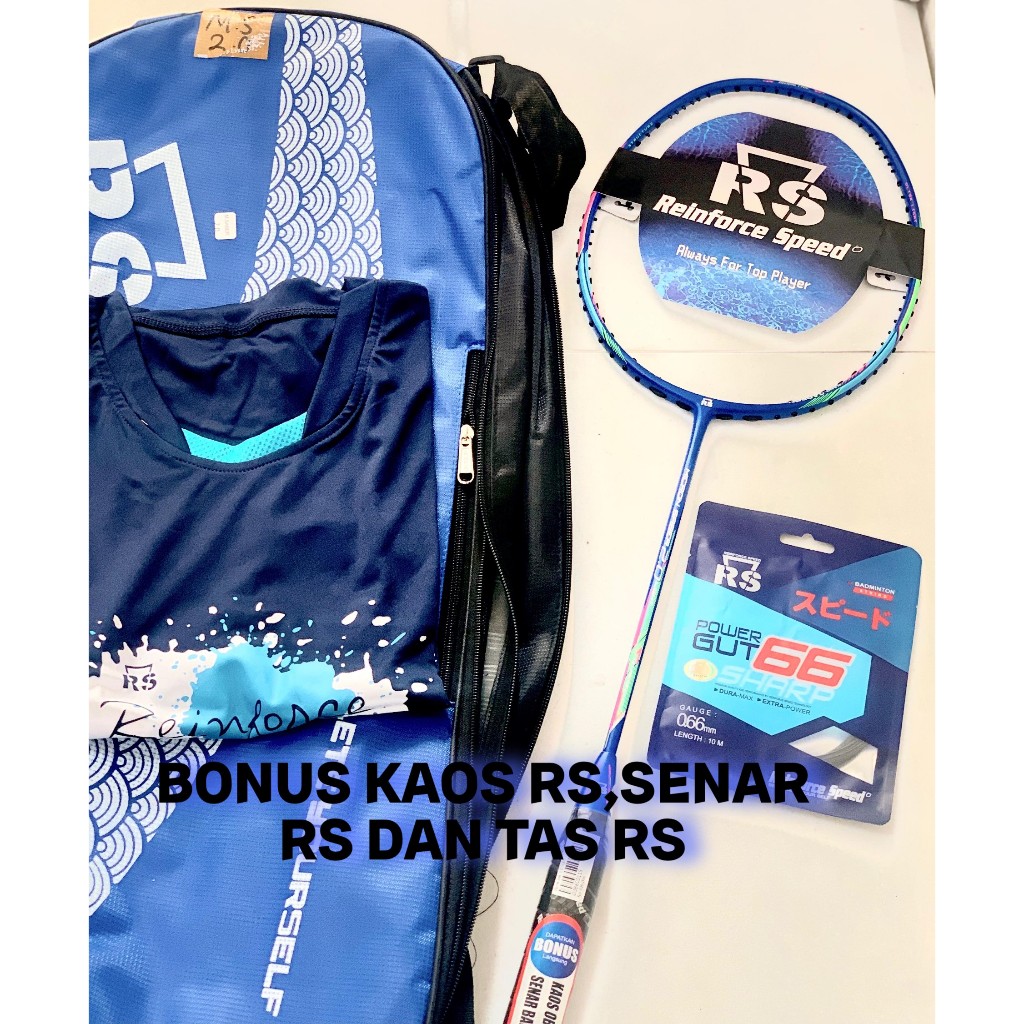 Jual ( Bonus Tas RS,KAOS RS & SENAR RS ) Raket Badminton RS/Reinforce ...