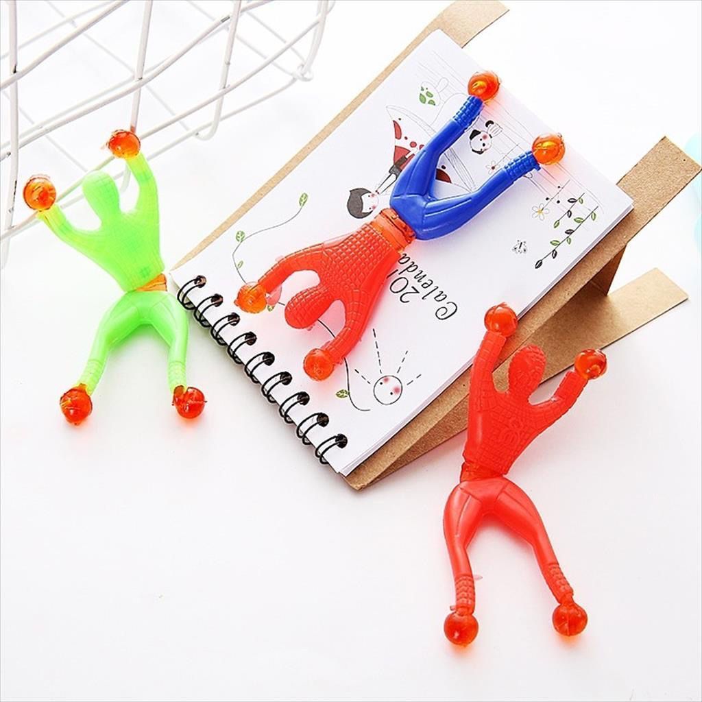 Jual POM Mainan Sticky Man Tempel Panjat Lengket Kaca Dinding Spiderman ...