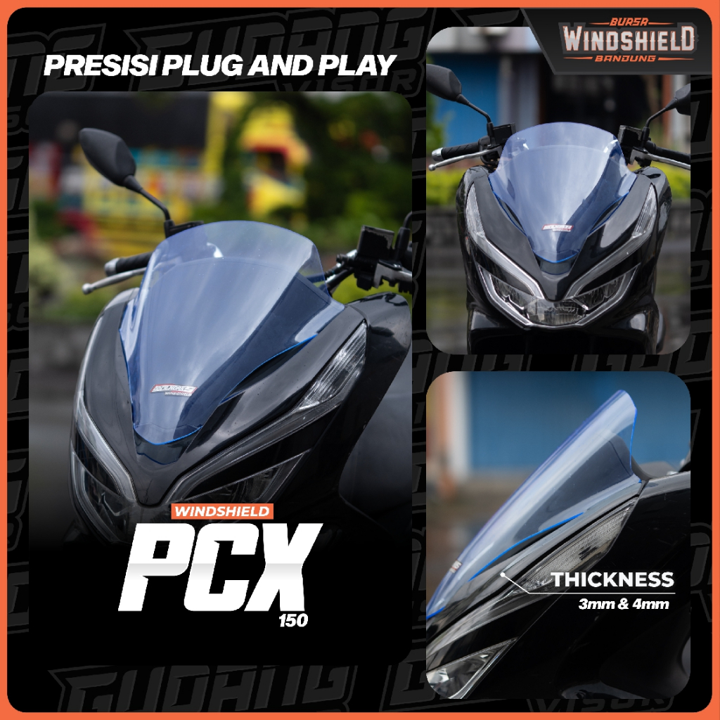 Jual Visor Windshield Standar 3MM PCX 160 PCX 150 (2021-2024) | Shopee ...