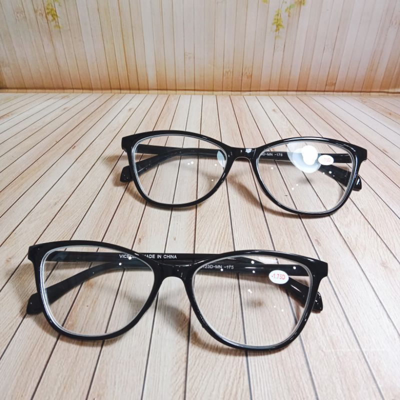 Jual KACAMATA MINUS YH123 untuk rabun jauh model semi cat eye ukuran -0 ...