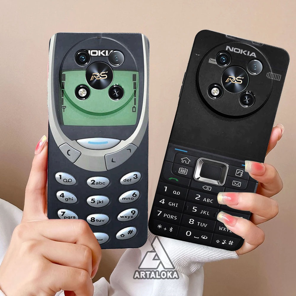 Jual Case Itel RS4 2024 Terbaru - softcase pro camera - motif HP JADUL ...