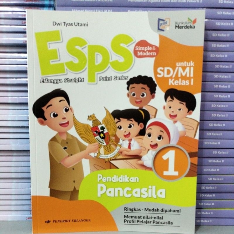 Jual Pendidikan Pancasila Kelas 1 Sd Penerbit Erlangga Kurikulum