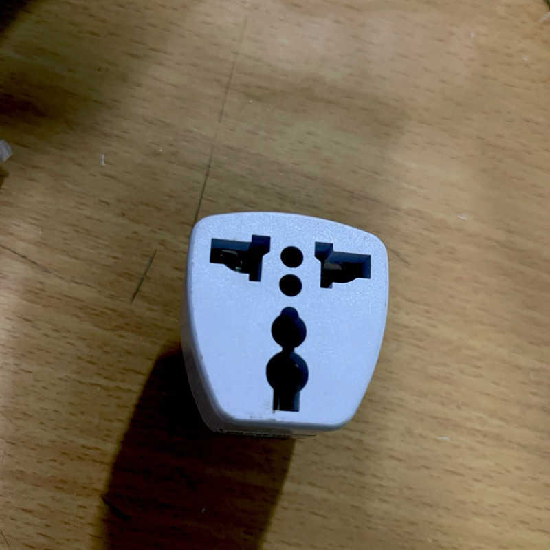 Jual Colokan 3 kaki 3 lubang gepeng power plug travel adapter converter steker universal AU plug ...